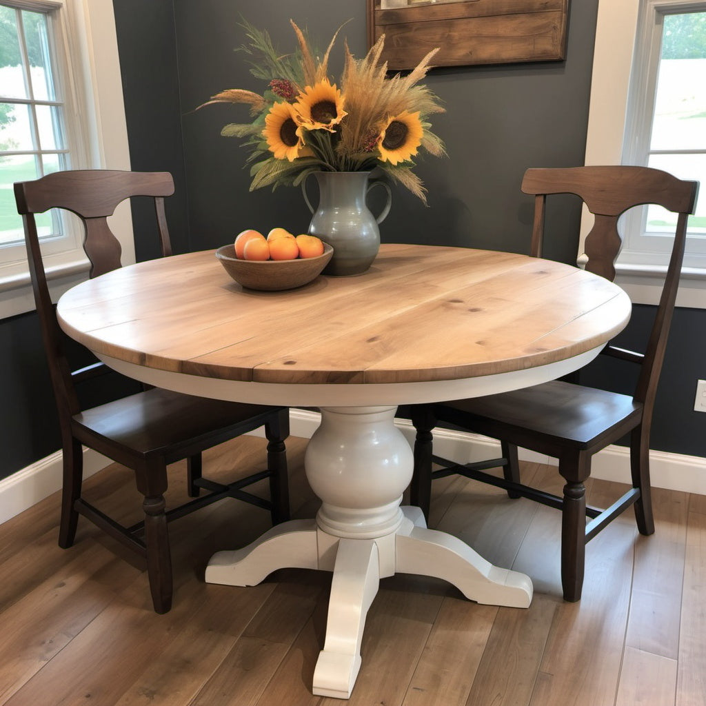 The Round Cheryl Farm Table – jefferswoodshop